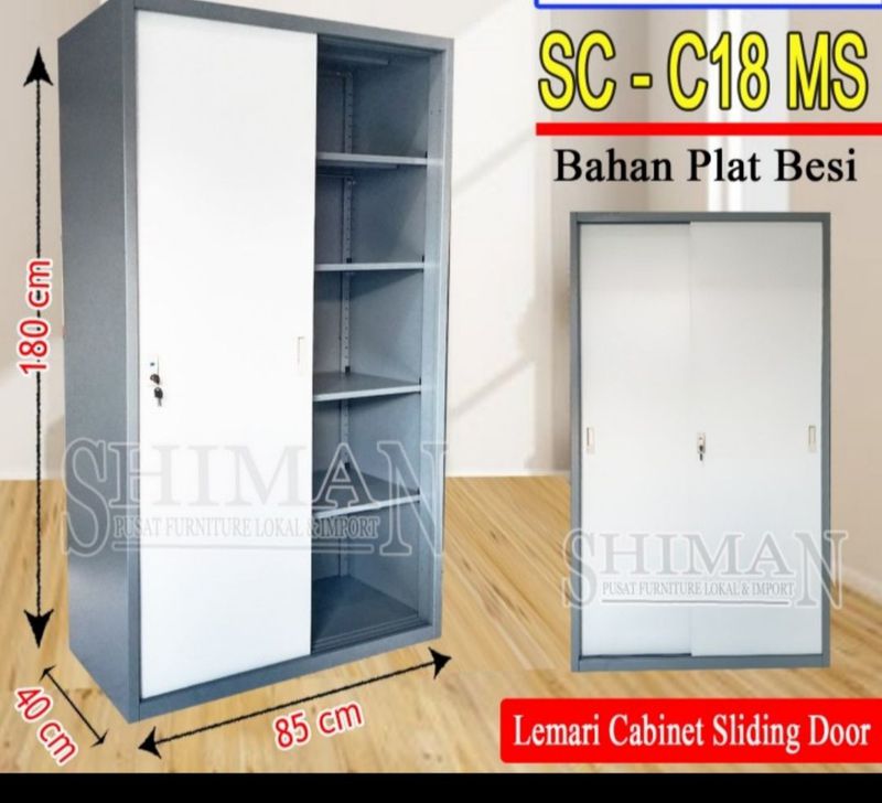 Lemari rak arsip plat besi close Importa - Tertutup