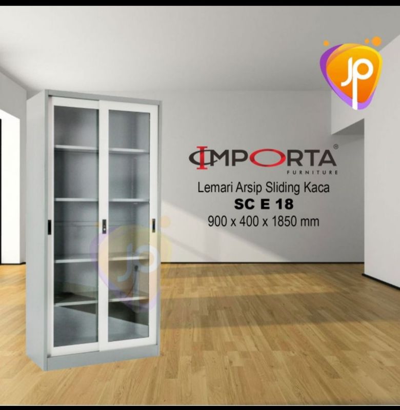 Lemari Rak Arsip Sliding Kaca Importa - Sliding