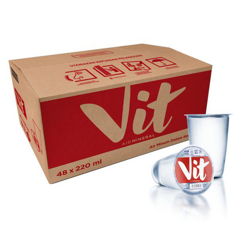 Air Mineral Gelas VIT 220ml 1karton