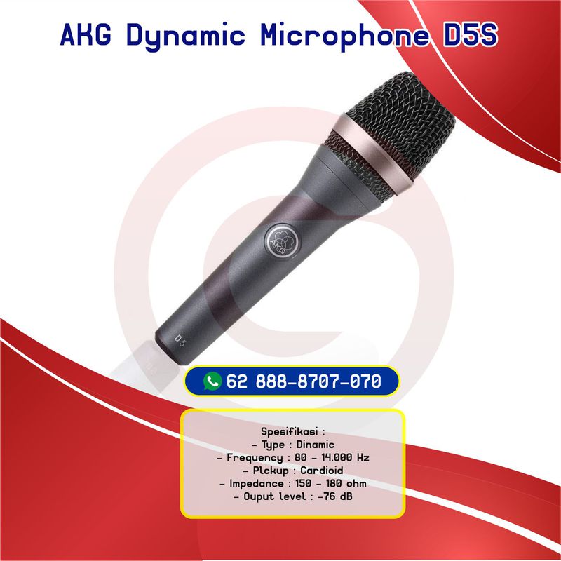 AKG Dynamic Microphone D5S