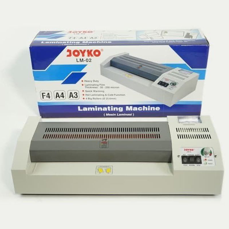 Mesin Laminating JOYKO LM02 SIZE A3 F4 & A4 Havy Duty Laminator LM 02