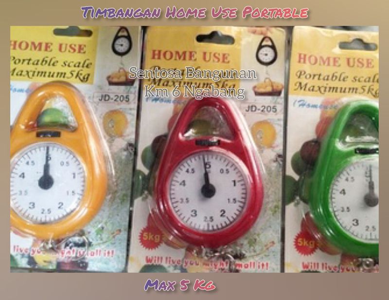 Timbangan Home Use Portable scale max 5 kg - Biru