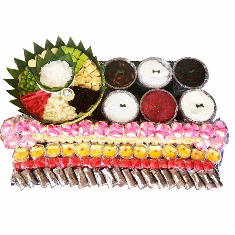 Paket Jajan Pasar, Bubur Madura, Kelanting, Rujak Manis, Rujak Cingur