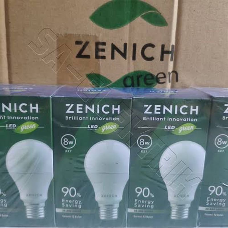 lampu led bohlam zenich 8 watt