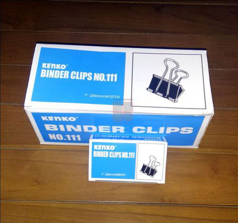 Binder Clip Ukuran No 111 Kenko (Dus Kecil)