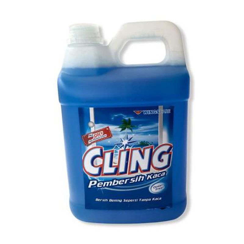 Cling Pembersih Kaca Ocean Fresh Jerigen 4 Liter