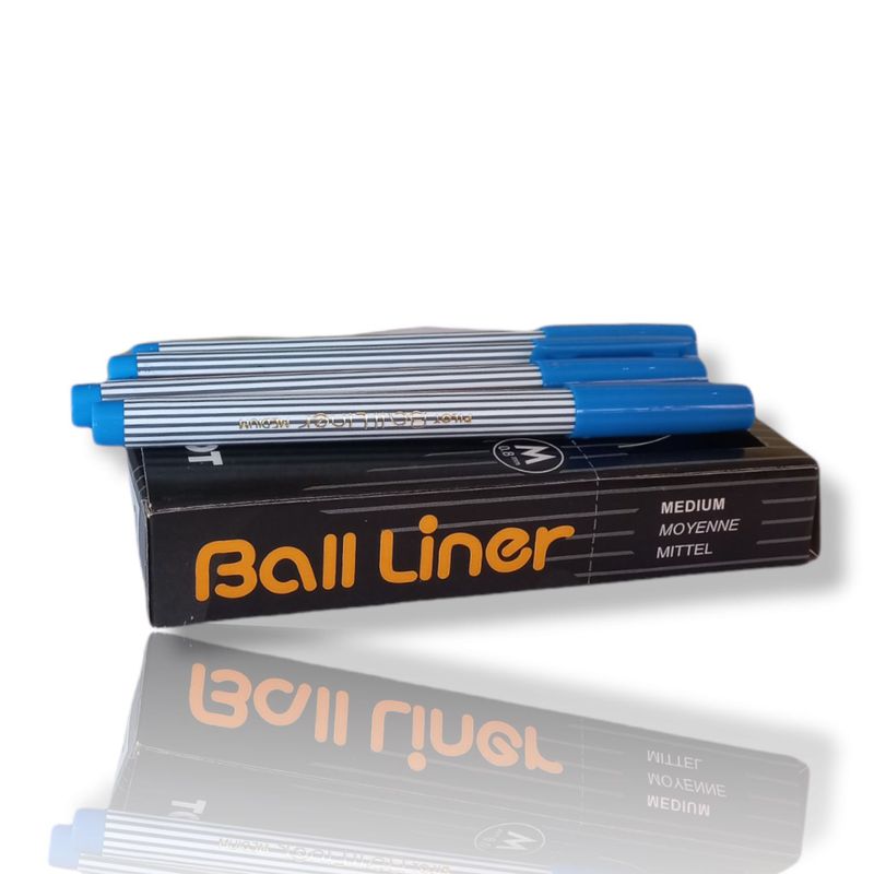 Pulpen Ball Liner Biru