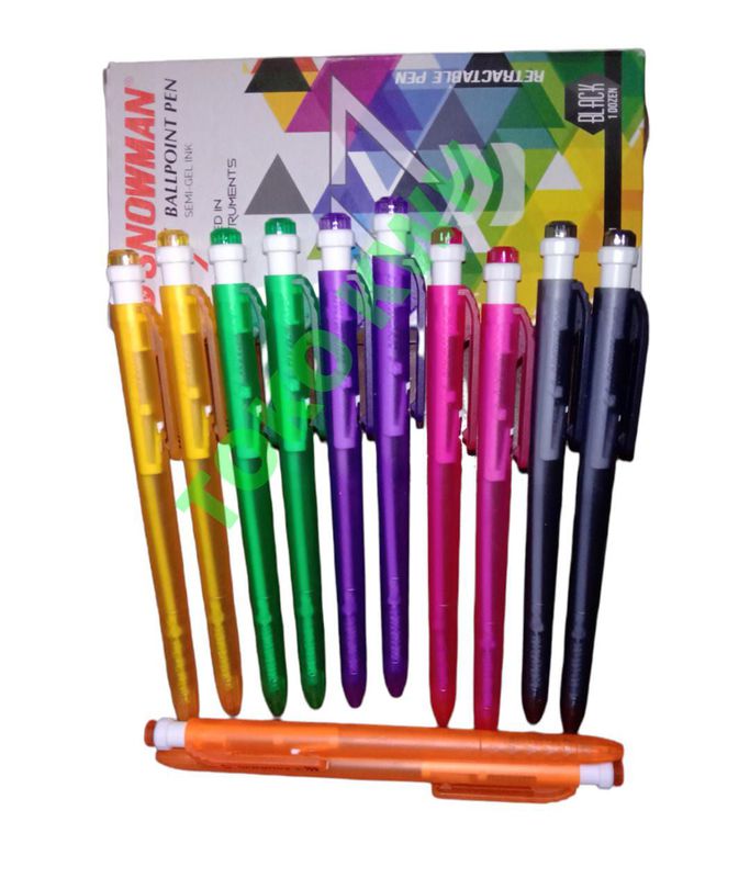 BALLPOINT PEN SNOWMAN V7
