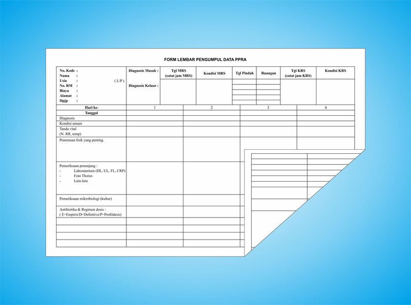 Form Lembar Pengumpul Data PPRA