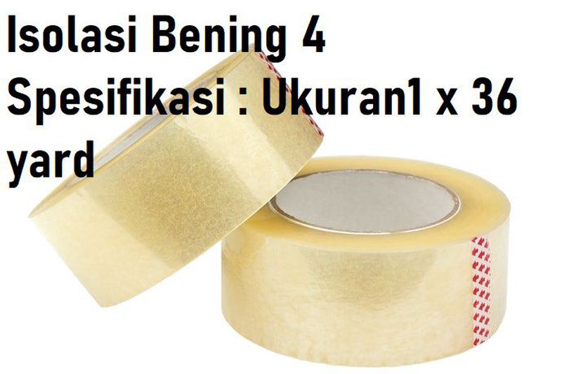 Isolasi plaster buku lakban