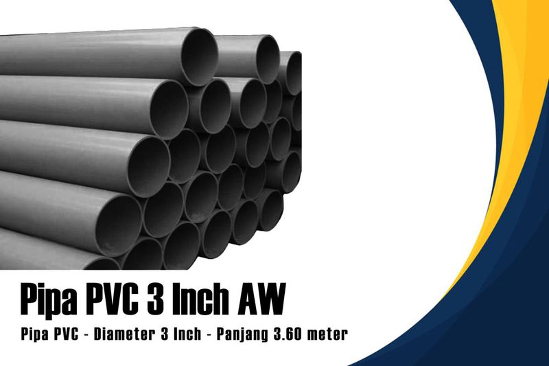PIPA PVC 3 INCH AW
