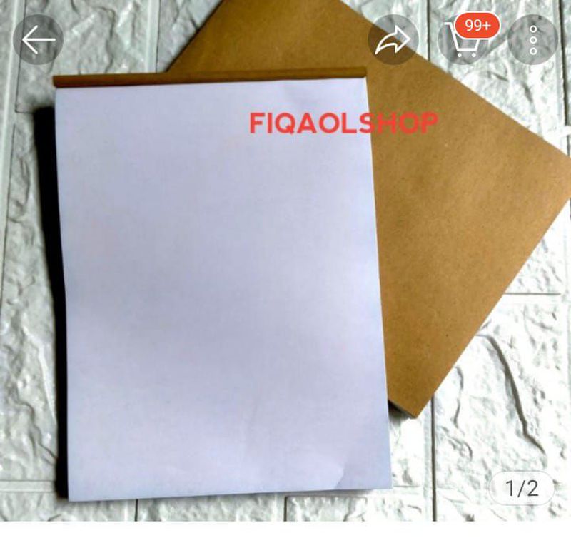 Blanko Raming Kertas NCR 1 Folio