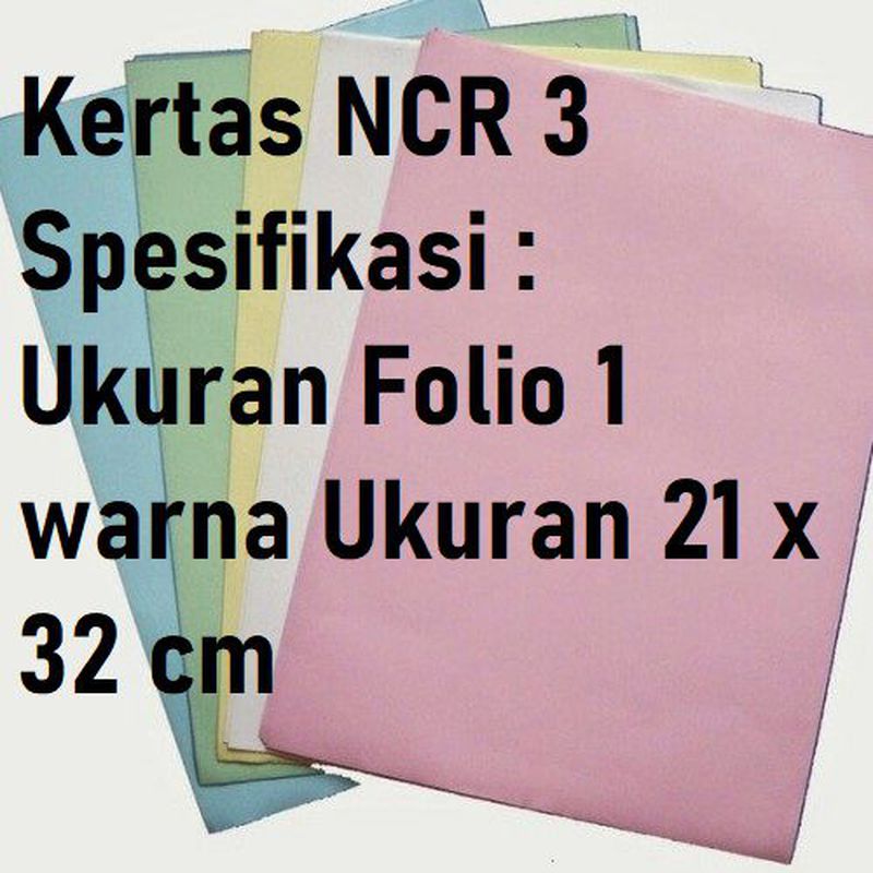 Kertas NCR Spesifikasi : 500 R blue