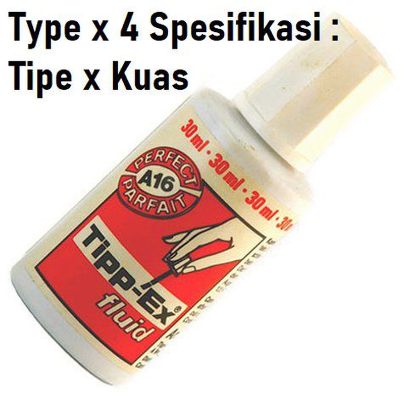 Type x 4 Spesifikasi : Tipe x Kuas