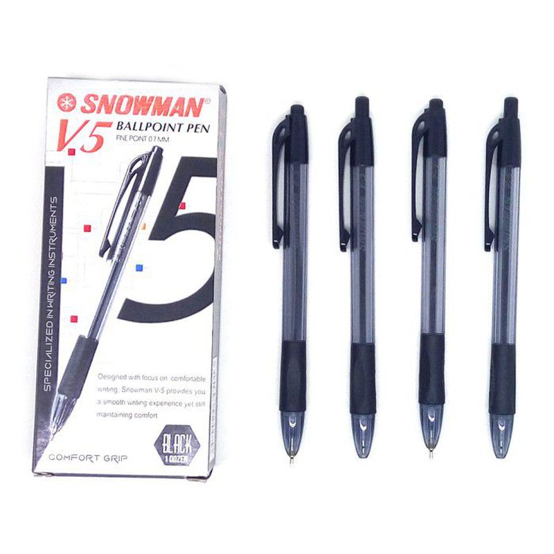 Pulpen Snowman Hitam