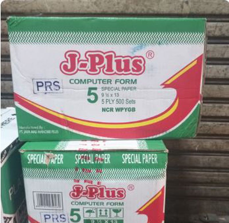 Kertas NCR 5 ply 91/2 x 13