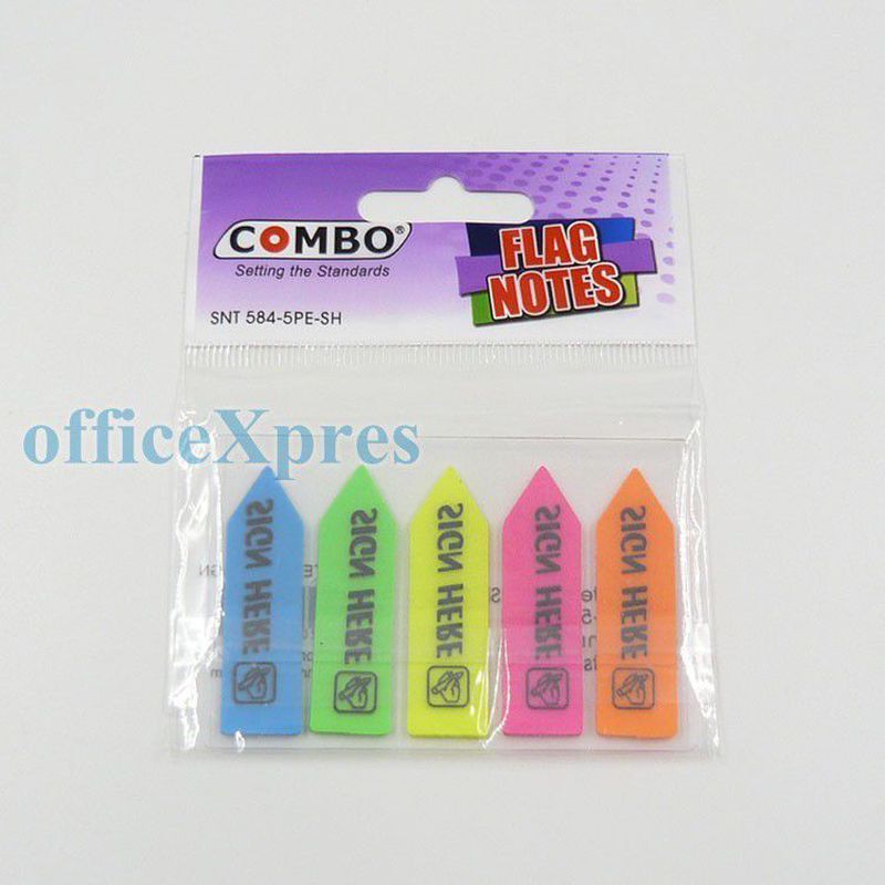 SIGN HERE FLAG NOTES COMBO