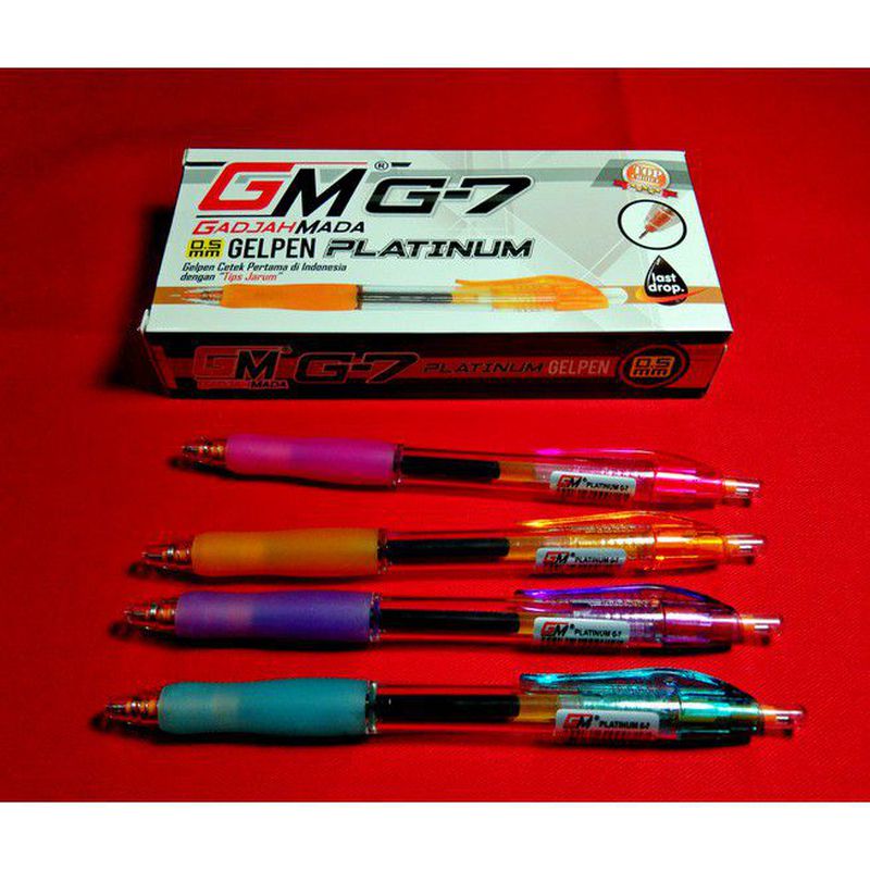 GADJAH MADA Pen - GM G-7 Platinum Gel Pen