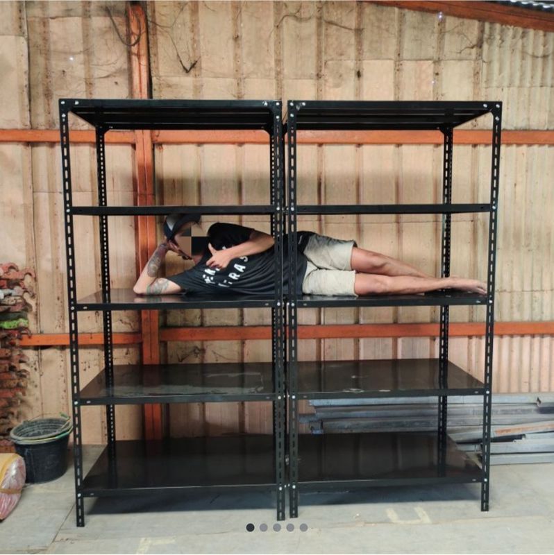 Rak arsip besi serbaguna jumbo (P:200xL:40xT:200) - Abu-Abu