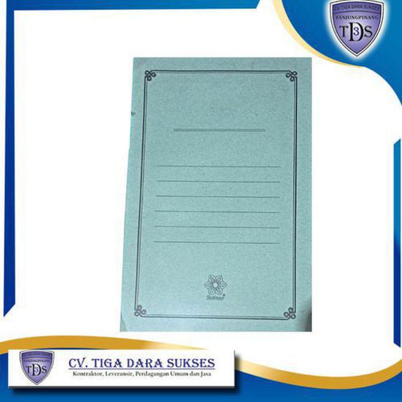 Stopmap Folio Biasa (Pack) - Biru