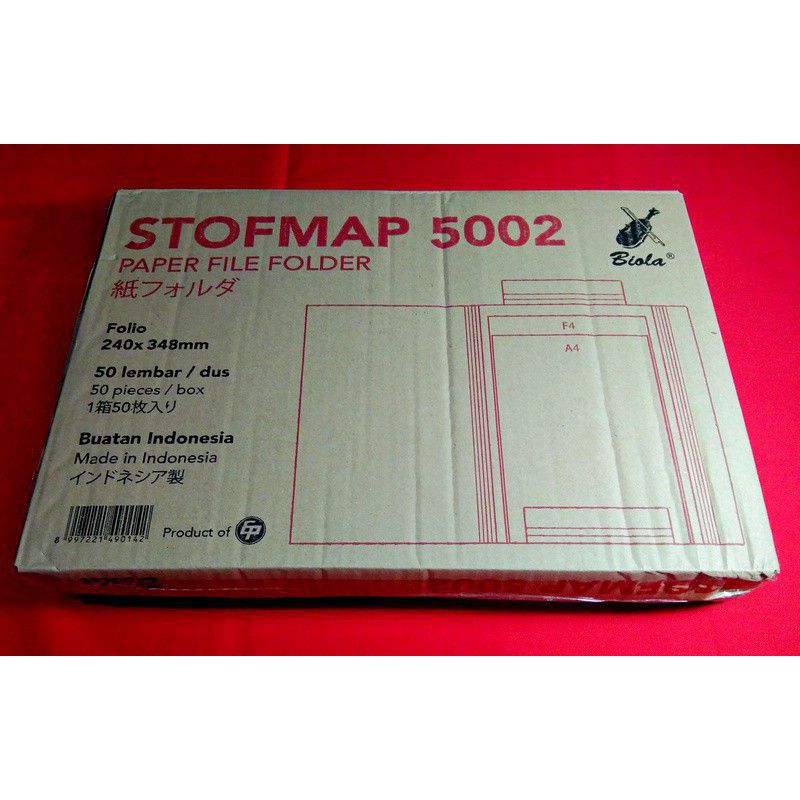 Map Kertas Biola 5002/ Map Biola/Stofmap Biola