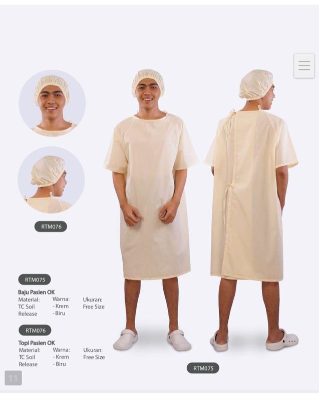 Baju Pasien Operasi