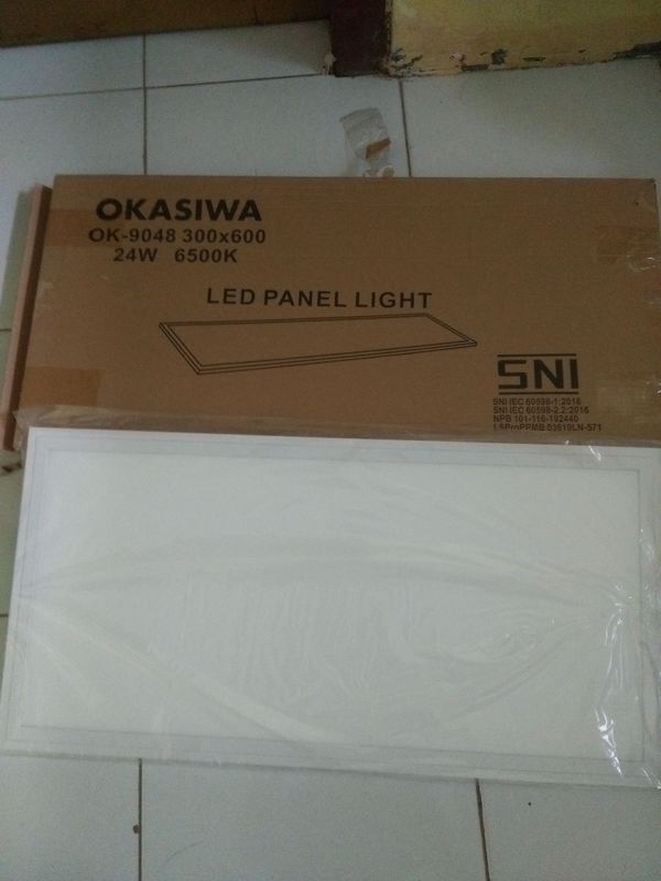 lampu panel led 30*60 OKASIWA 24 watt