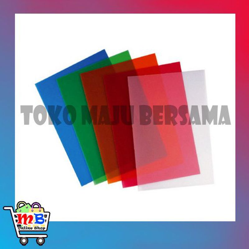 Plastik Mika F4 Folio - Biru