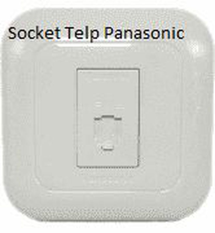 Socket Telephone dan Plate Luar Panasonic
