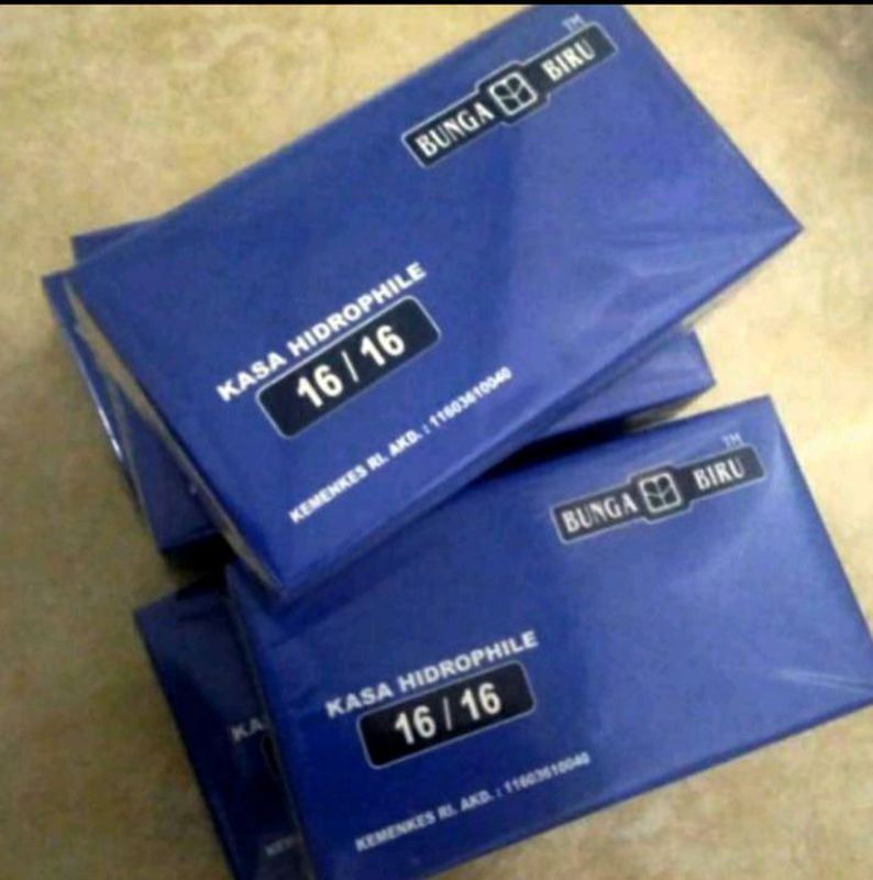 kassa bunga biru 16x16