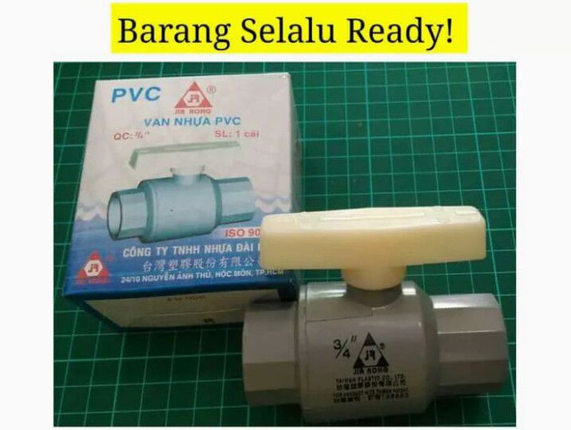 stop kran PVC 3/4 inch