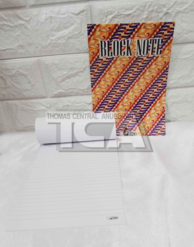 Blocknote A5 Motif Batik BIO 25 sheet