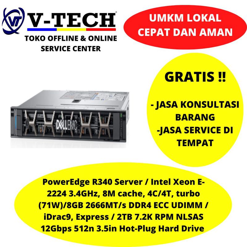 V-TECH DELL EMC POWEREDGE R340