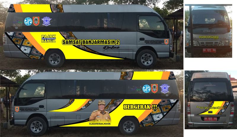 Branding Mobil beserta desain dan jasa pemasangan