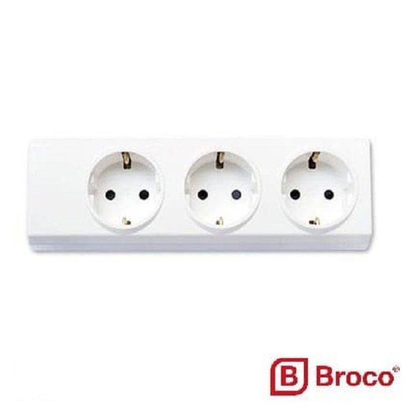 Broco Stop Kontak 3 Lubang