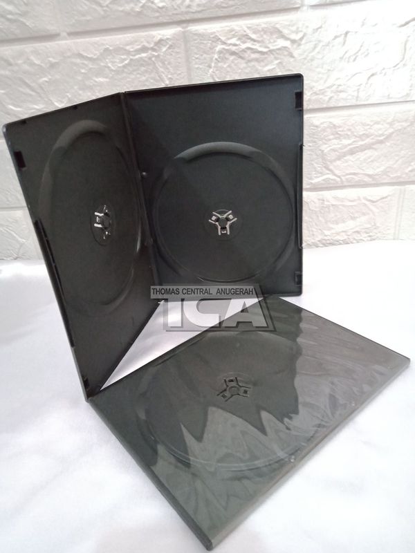 Case DVD & CD 6 mm Double Side Hitam