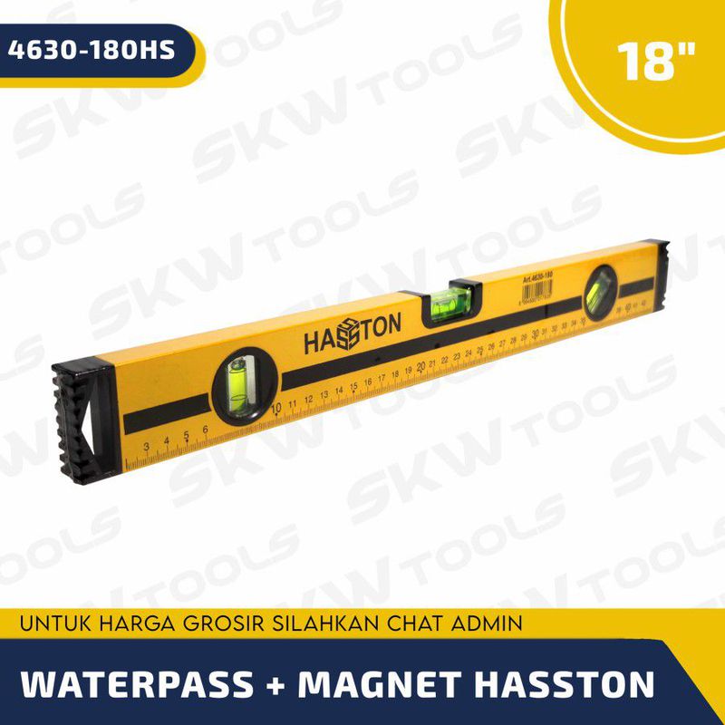 Waterpass Magnet 18 Inch Waterpass Almunium Hasston