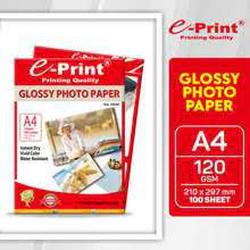 Kertas Foto ( photo paper ) Glossy A4 @ 20 lbr
