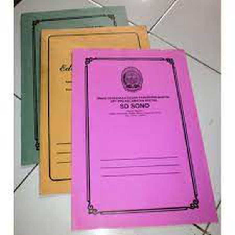 CETAK MAP BERLOGO ( KERTAS JERUK)