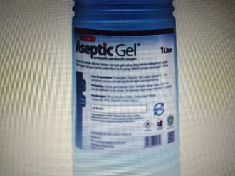Aseptic Gel Hand Sanitizer,1 lt