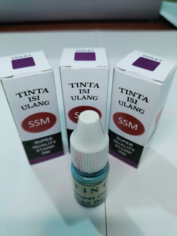 Tinta stamp otomatis - Biru