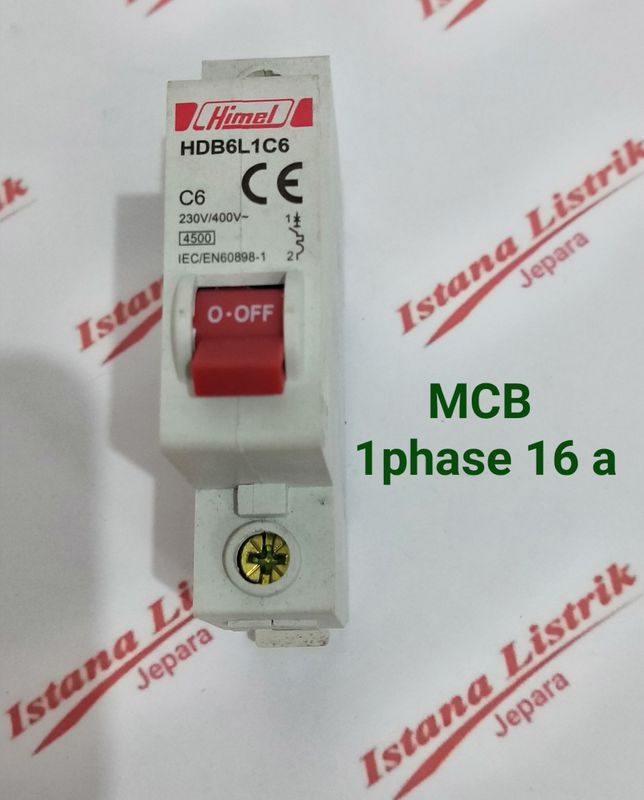 MCB 1 phase ,16a