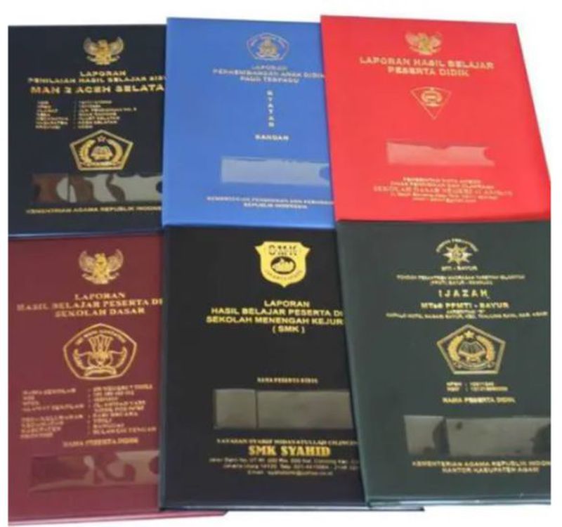 MAP RAPOT UKURAN FOLIO ISI 16 LEMBAR