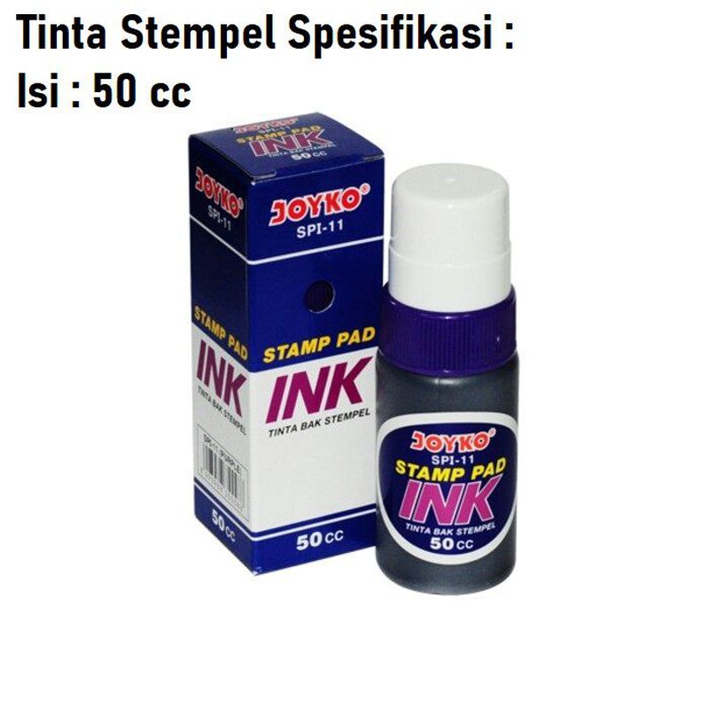 Tinta Stempel Spesifikasi : Isi : 50 cc
