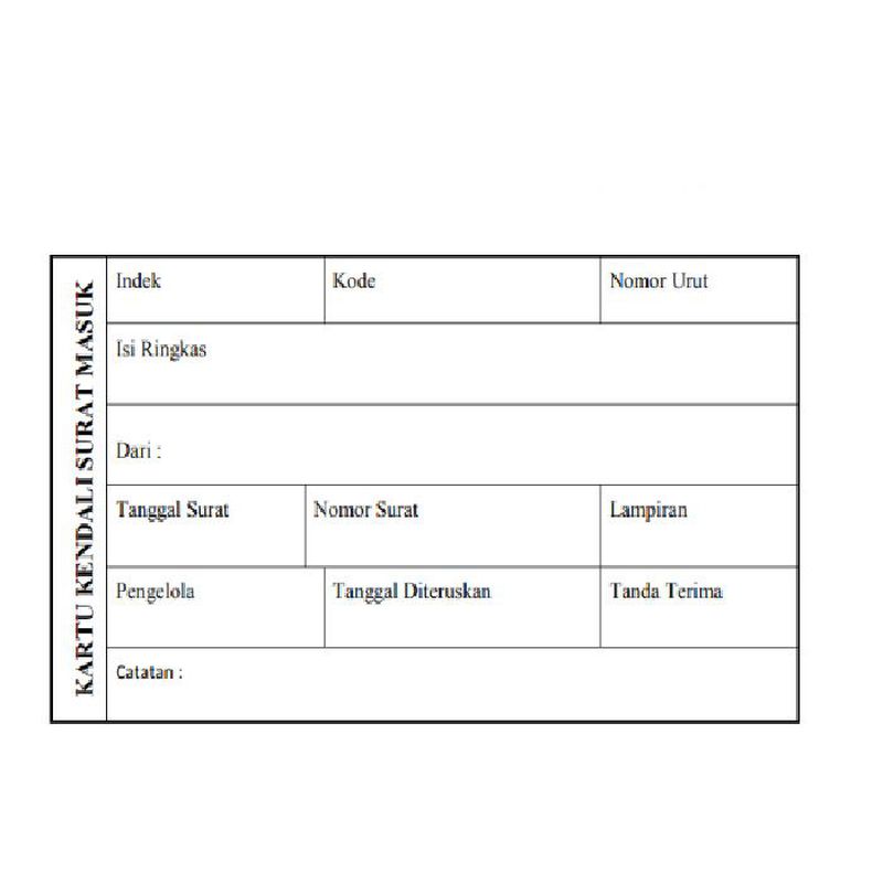 Kartu Surat Masuk