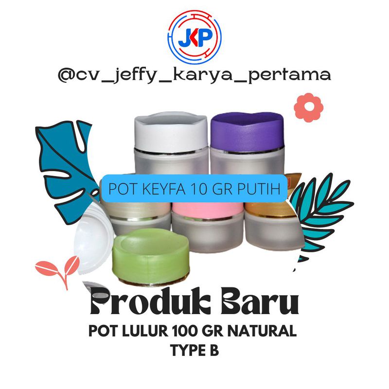 POT KEYFA 10 GR PUTIH