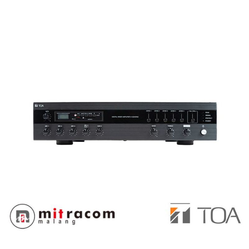 TOA ZA-3224DMZ Digital Mixer Amplifier MP3 Zones 240W (TKDN)