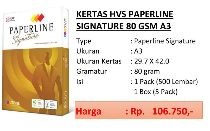 Kertas HVS 80 gram A3