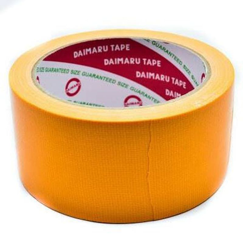 Lakban kain kuning Daimaru tape 2 inch