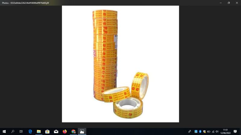 Isolatip (Cello tape) - Ukuran 1/2" x 36 Yard